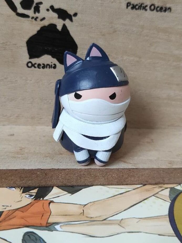 Фигурка персонажа из Наруто в виде кота, 5,5 см (Забуза)