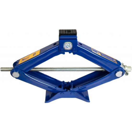 Домкрат ромбический 2 тонны Kraft KT 800072 с трещоточной рукояткой