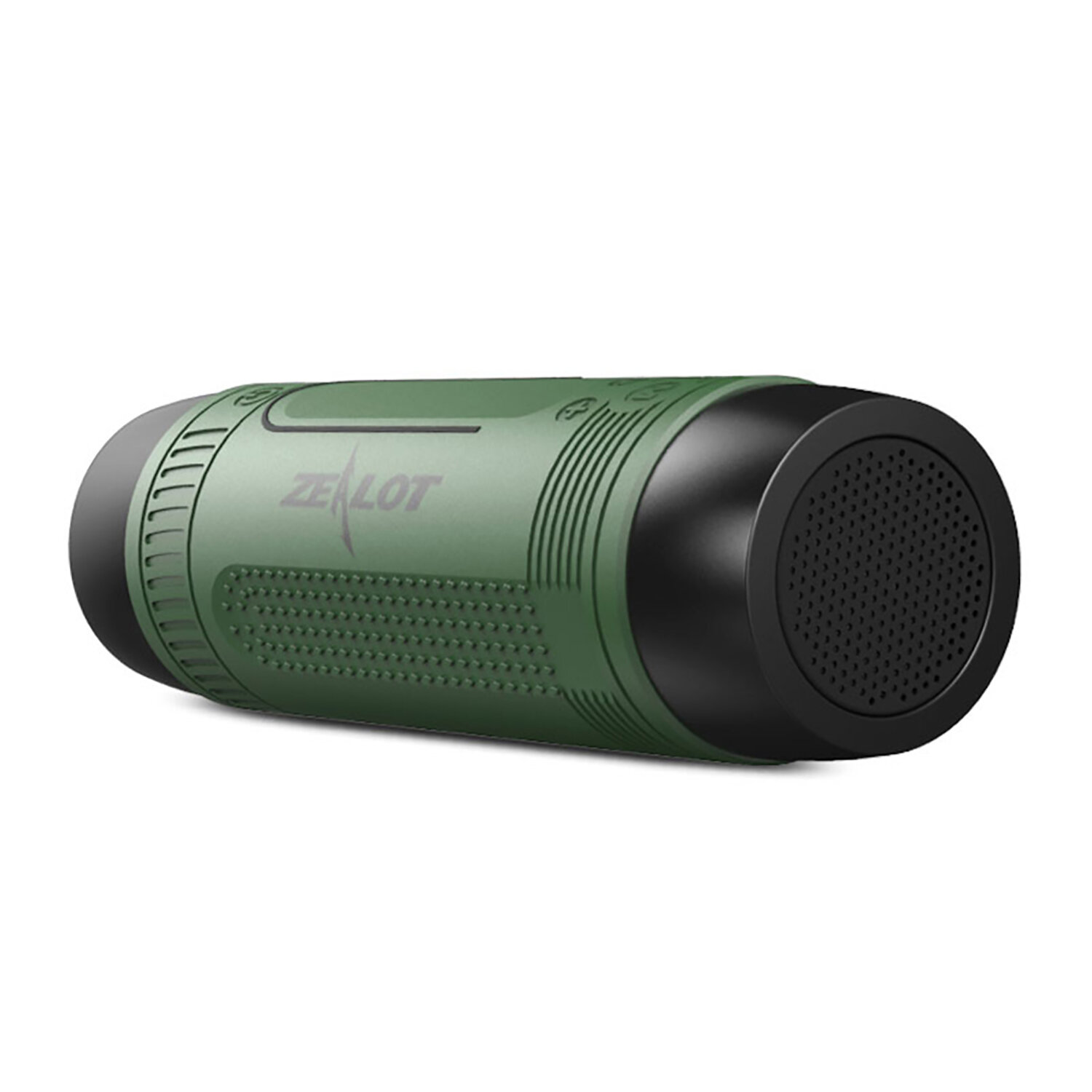 ZEALOT S1 Зеленый портативный Bluetooth-колонка беспроводная велосипедная колонка fm радио наружная водонепроницаемая бумбокс поддержка TF-карты AUX фонарик 3w 4000mAh 15.5cm x 5cm x 5cm 260g Bluetooth 5.0 8-10 часов воспроизведения музыки 10m 80Hz-20KHz
