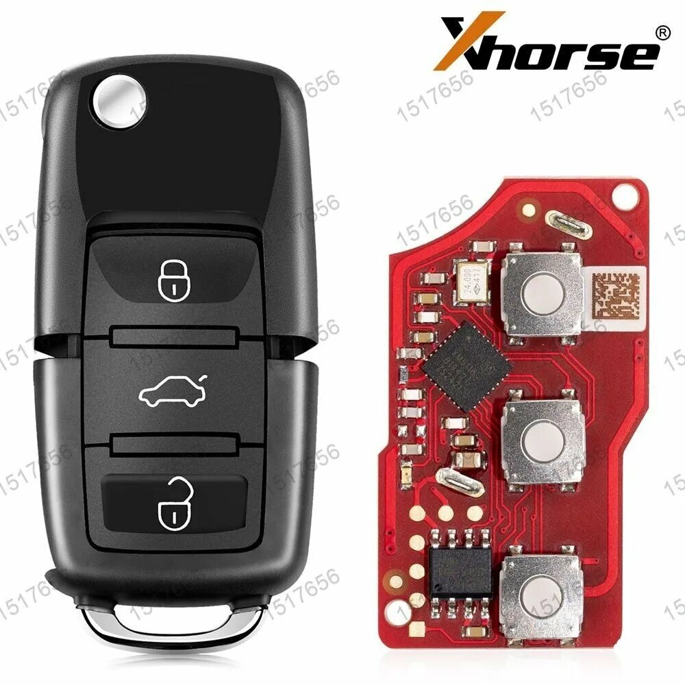 Xhorse XKB520EN 2-го поколения проводной дистанционный ключ для VW B5 тип 5шт/лот Обновленная версия XKB501EN