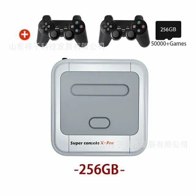 Kinhank Super Console X Pro, игровая консоль в стиле ретро 64G 128G 256G (беспроводной контролле
