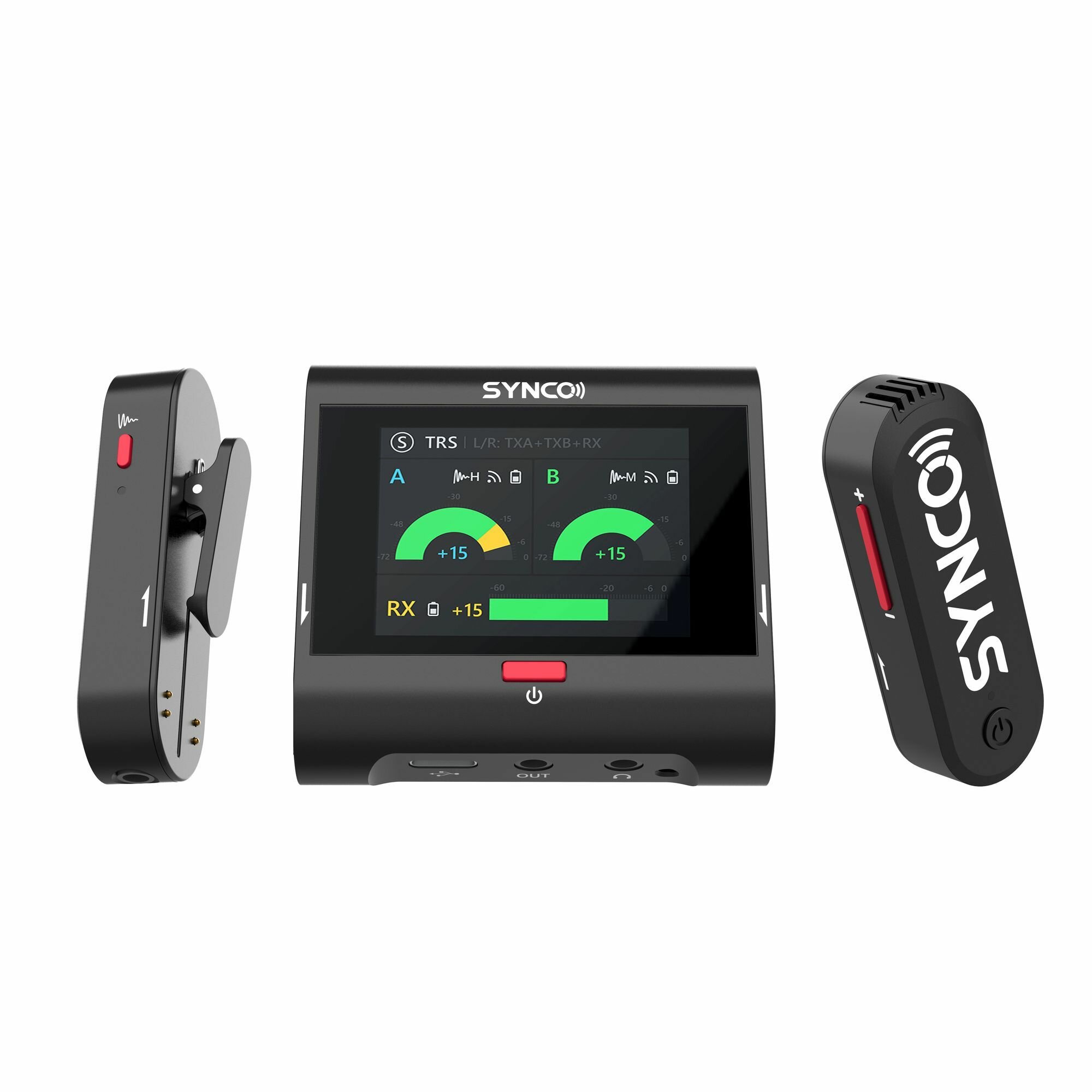 SYNCO G3PRO, микрофон беспроводной петличный для телефона, планшета, фотоаппарата и видеокамеры (2 передатчика 1 приемник)