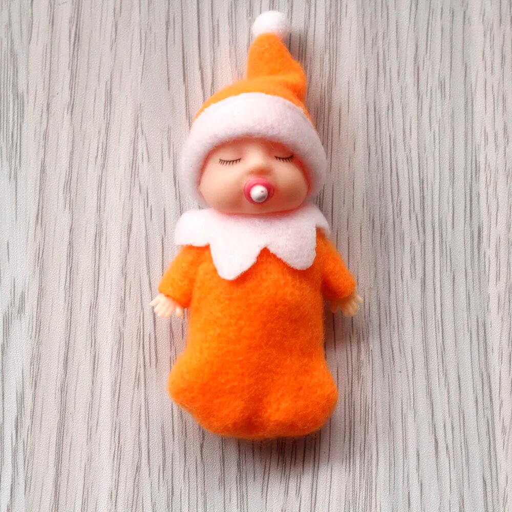 7 см Рождественский эльф для малышей с манекеном, подвижные руки, ножки, аксессуары для кукольного дома, детские куклы-эльфы