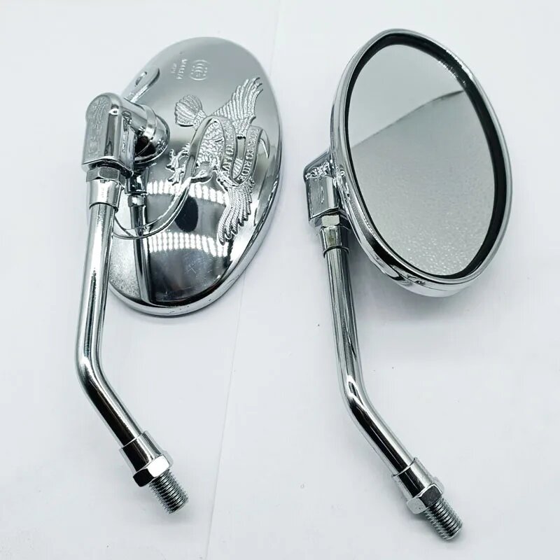 Боковое зеркало заднего вида Chrome Eagle для Kawasaki Eliminator EL250 VN250 87-07 Vulcan EN400 450 500 85-09 VN400 750 800 900 86-16