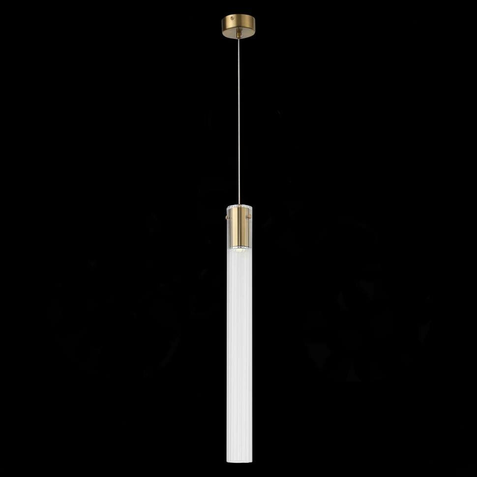 ST LUCE Уценка SL1229.313.01 Подвес ST-Luce Латунь/Прозрачный GU10 1*5W TERNI