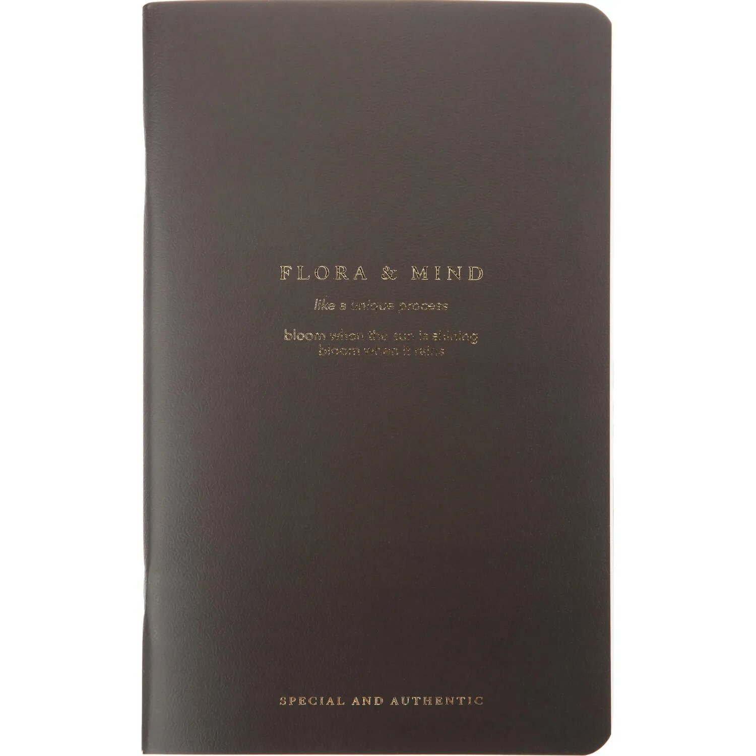 Блокнот BS, 130х210мм, 48л, линейка, скрепка. Flora, черный N4121