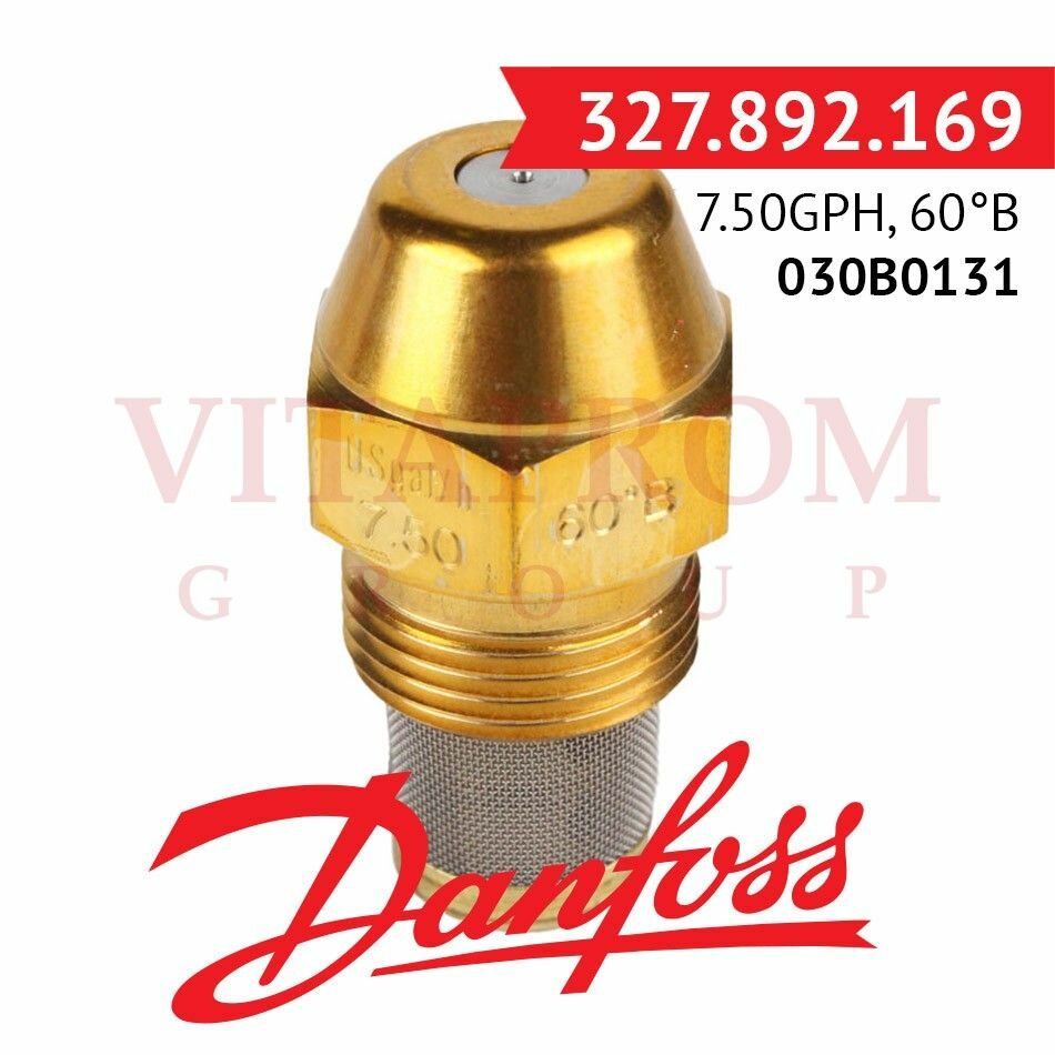 Форсунка Danfoss 7.50GPH, 60B, 030B0131 — фото 1