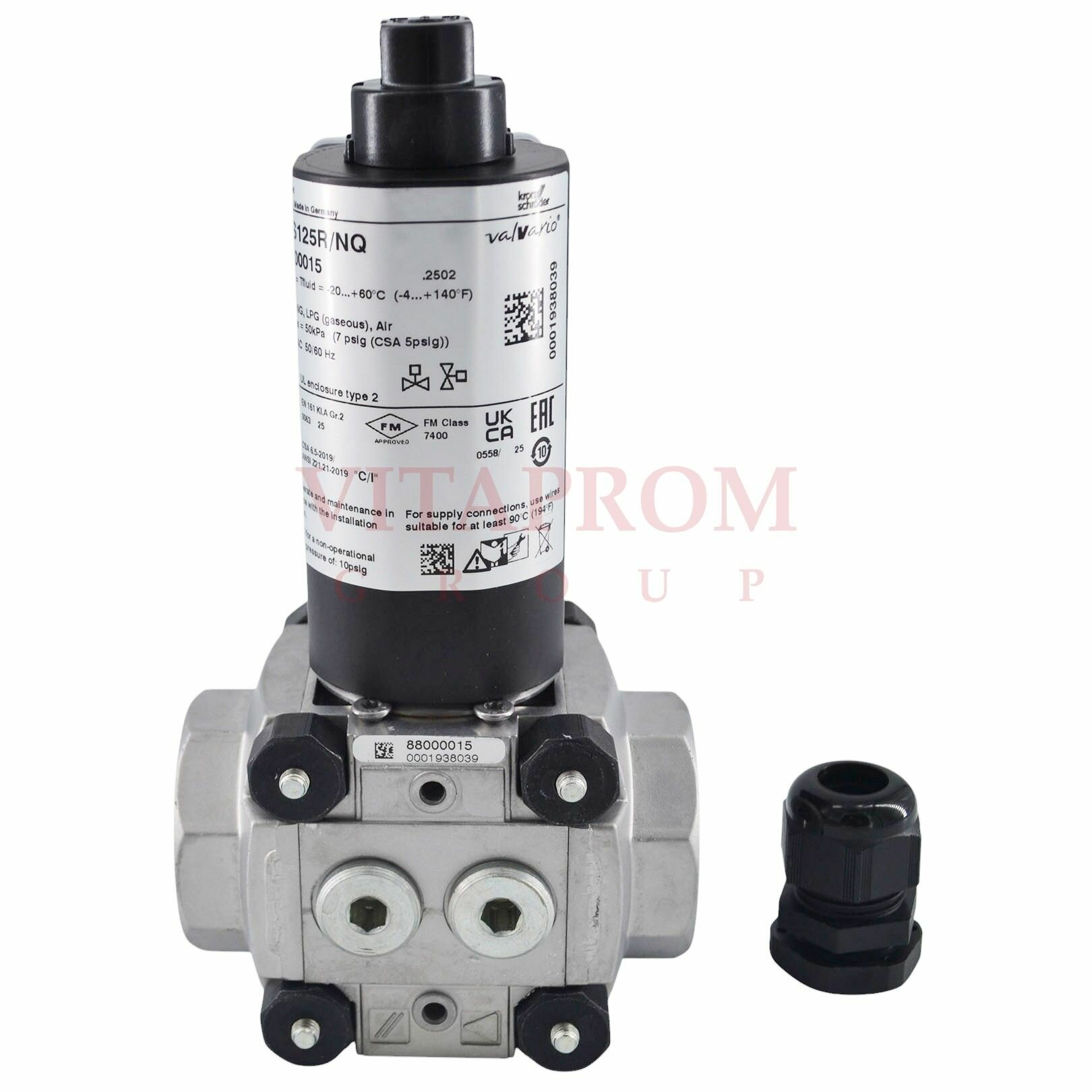 Газовый клапан Kromschroder VAS125R/NQ, 88000015