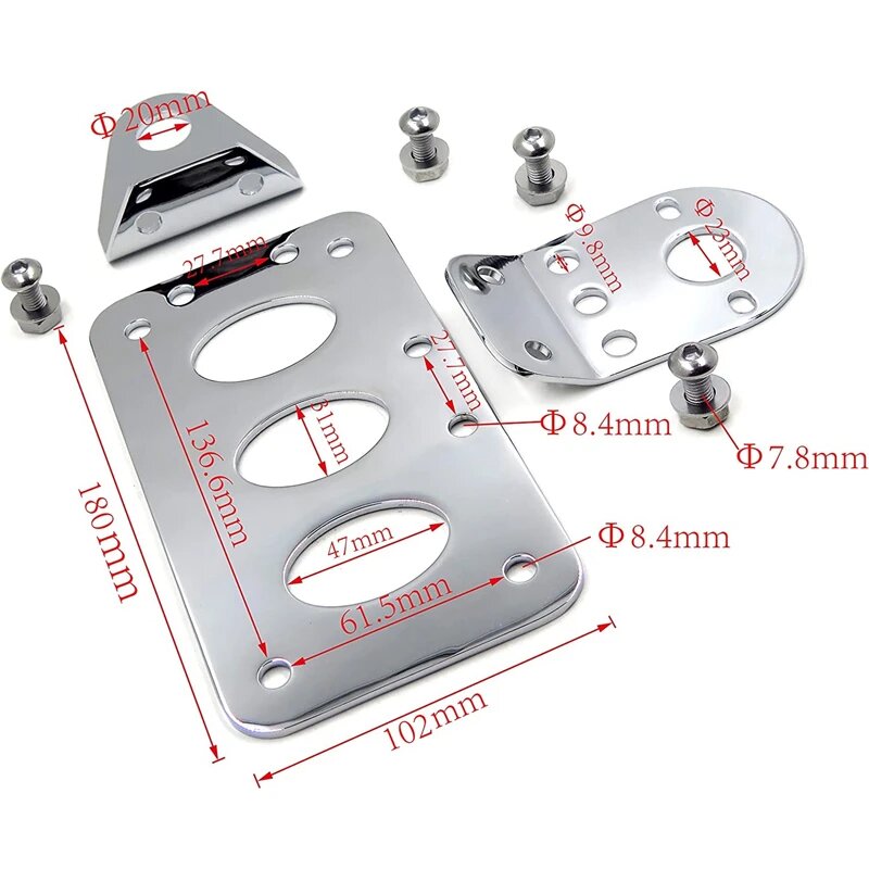 Кронштейн для крепления номерного знака мотоцикла