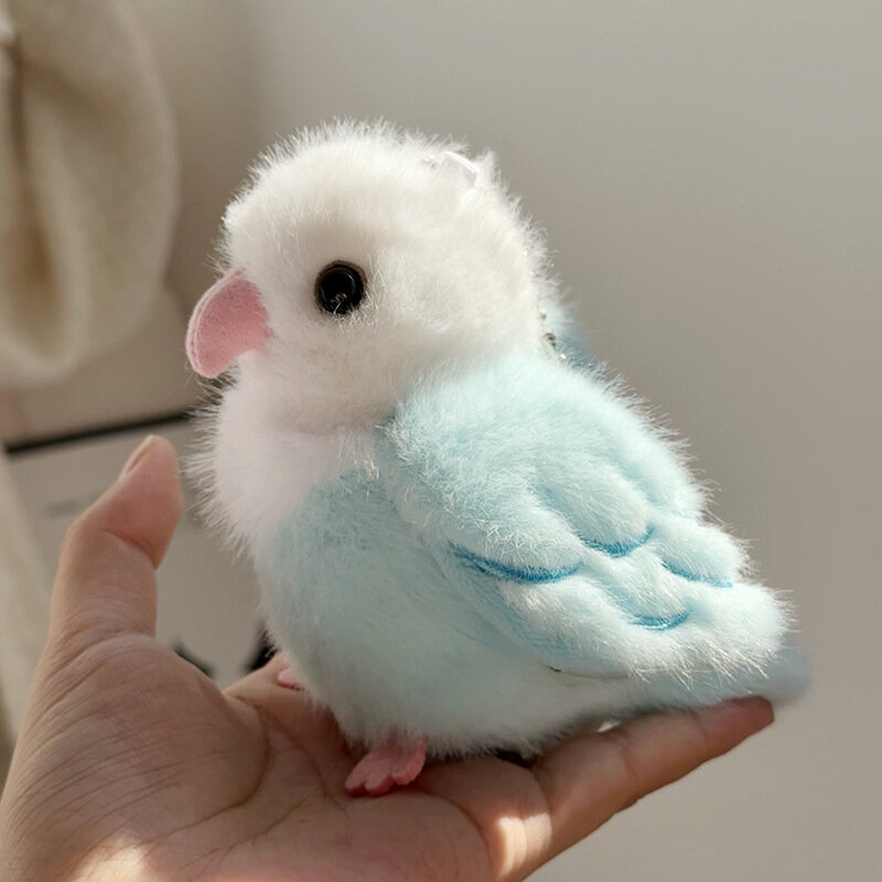 Имитация попугая Таро, плюшевая подвеска, милая птица, круг, школьная сумка, подвеска, брелок, плюшевая кукла для женщин