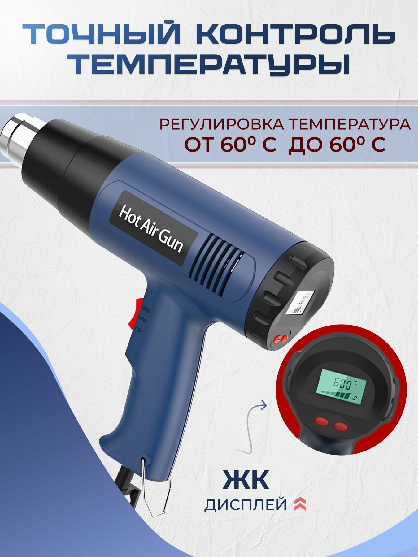 Строительный фен — фото 1