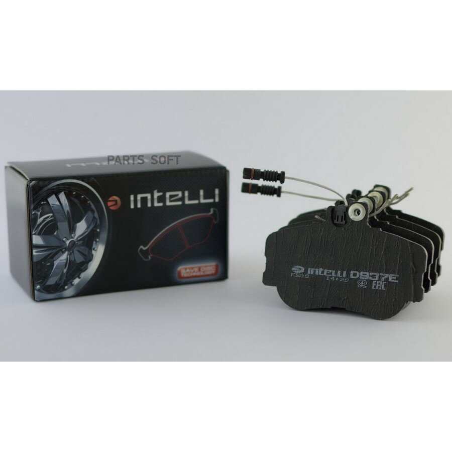 Дафми # Колодка торм. передн. D937EI INTELLI к-т с дат. износа MB C-Class W202 от официального дистрибьютора, DAFMI, артикул D937EI