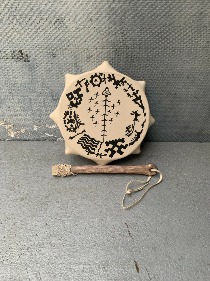 Народные Шаманский бубен "Мир духов"