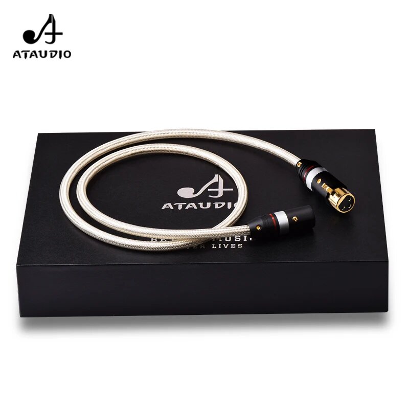ATAUDIO Hi-end XLR аудиокабель Supreme xlr cable(One piece), 1,5 м