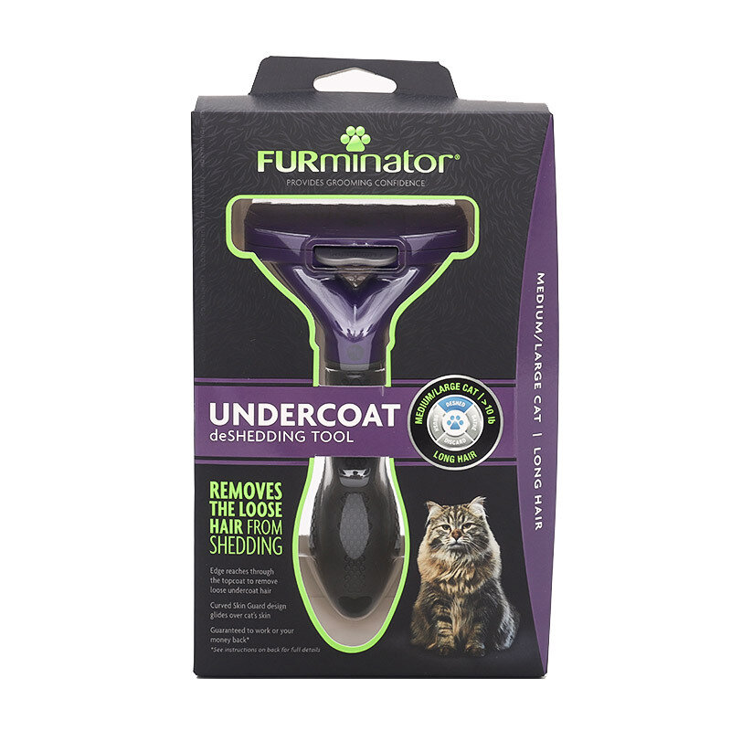 Фурминатор FURminator "Short Hair", для короткошерстных кошек, 7см