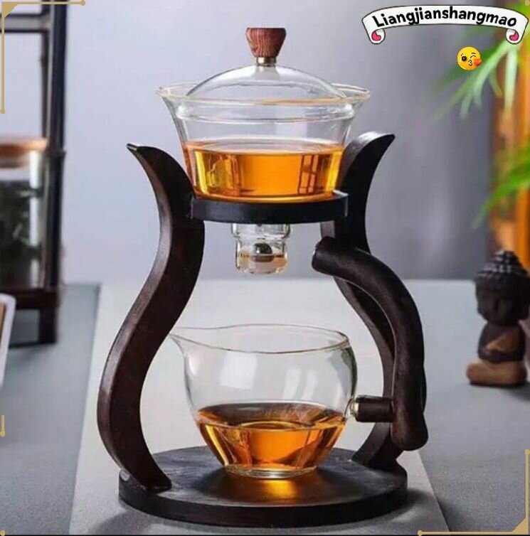 Чайник заварочный деревянный / Чайник Гунфу Шао-линь, для пуэра, с магнитным клапаном