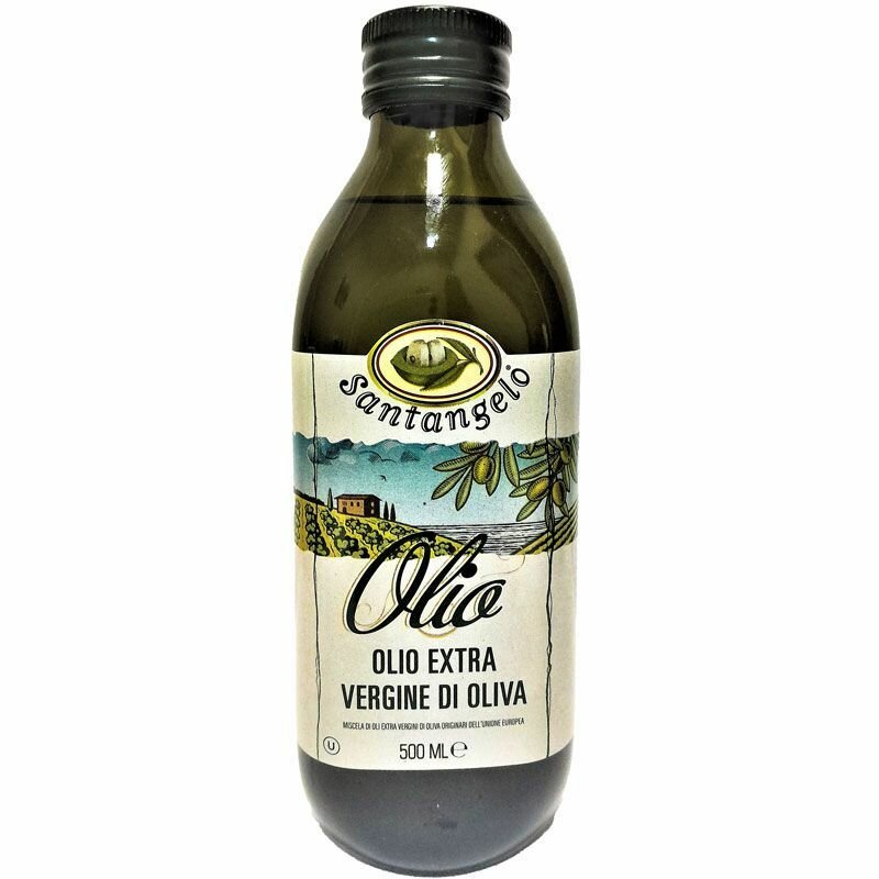 Масло оливковое нерафинированное Extra Virgin Santangelo Италия 500мл