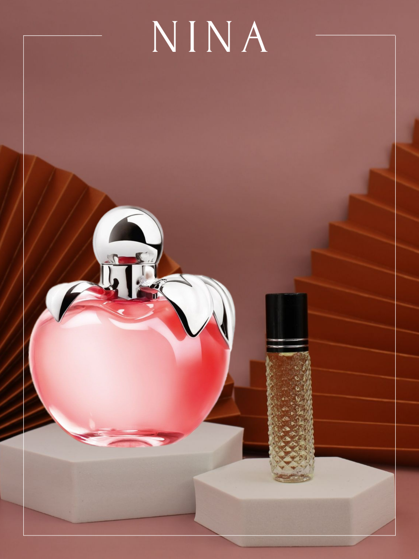 Духи масляные Nina Ricci; Timeless Perfume; Нина Ричи роликовый флакон 8 мл