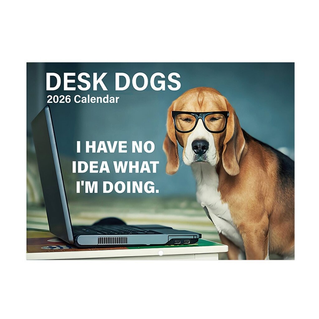 Настенный календарь на 2026 год с милыми картинками -Плакат из плотной бумаги для дома, офиса, кухни, класса и планирования подарков (1 шт.)