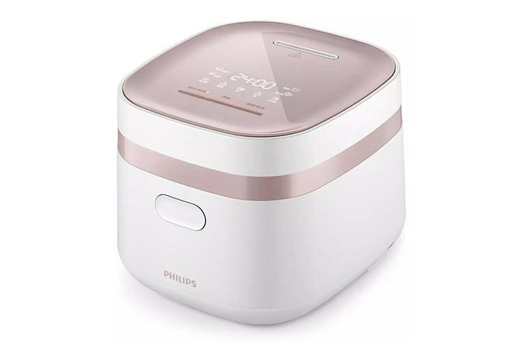 Рисоварка PHILIPS HD3072, белая, 1,8 л, многофункциональная, скрытый сенсорный экран, задержка старта на 24 часа