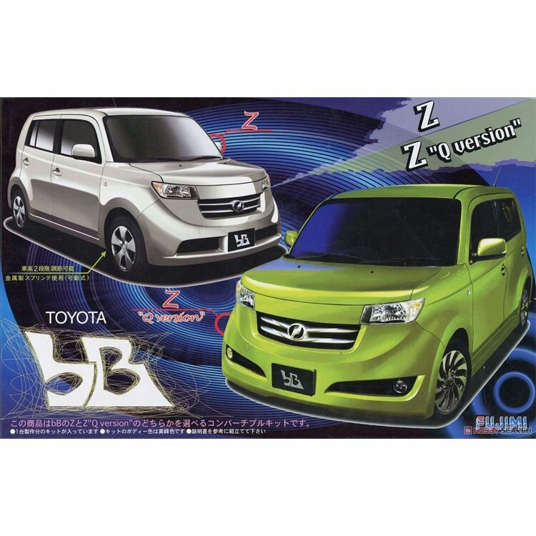 Сборные автомобилей модели Fujimi-03676 1/24 Toyota bB ZQ Ver/Z Ver car model kit