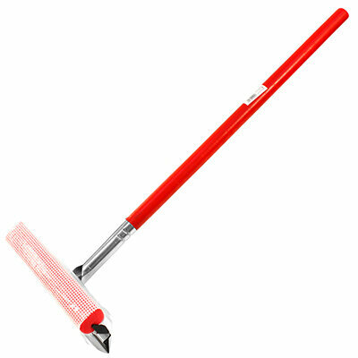 Швабра-окномойка КНР с поролоновой губкой и резинкой, съемная деревянная рукоятка (834)