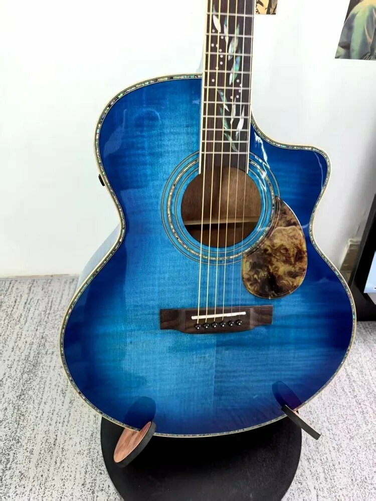 Акустическая гитара Электроакустическая MODEL-02M 6-струнная, корпус Ель, Каури 41"