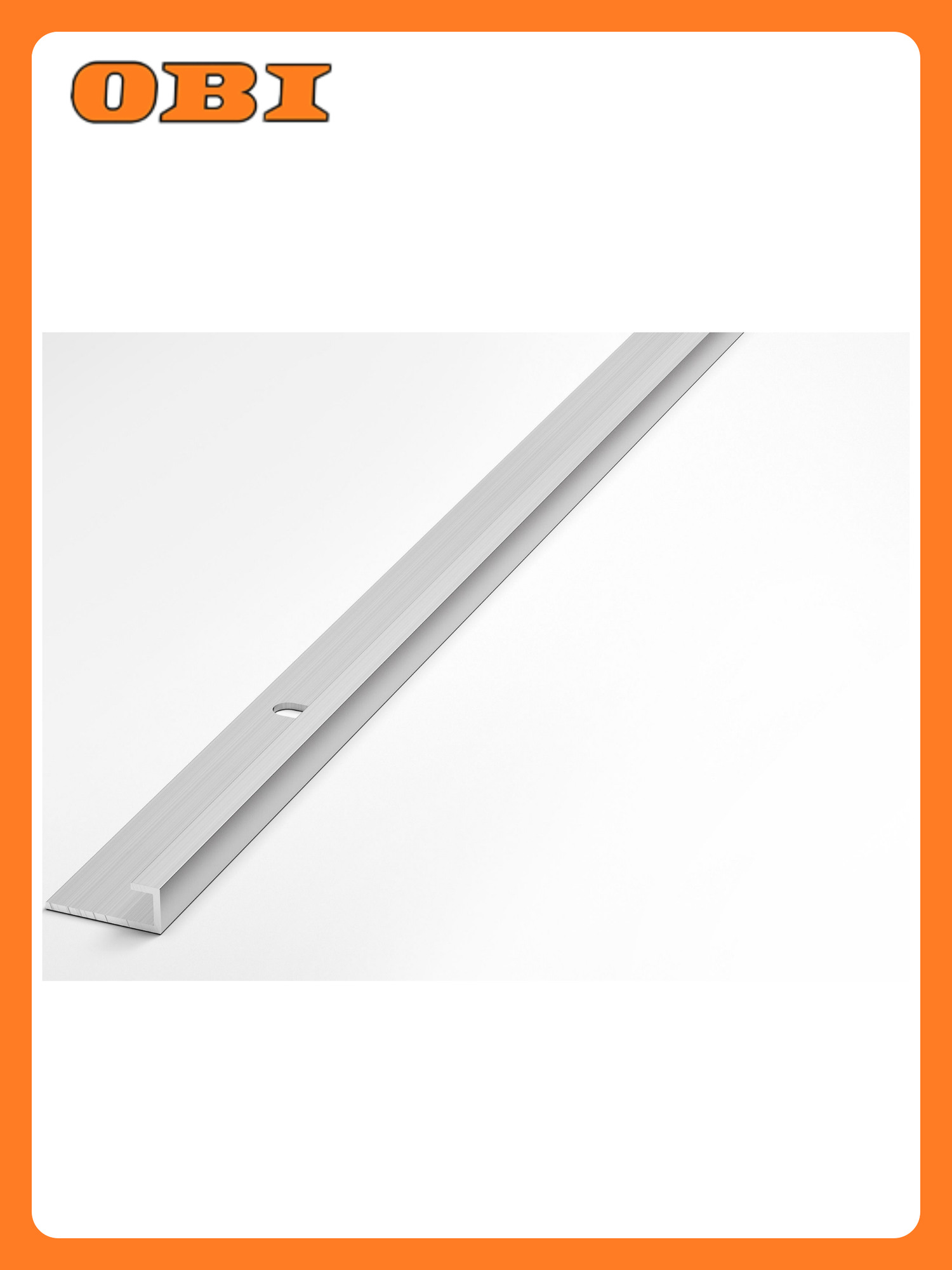 Профиль угловой Лука, алюминий, Г-образный, 2700x5x7 мм, серебристый, 1шт