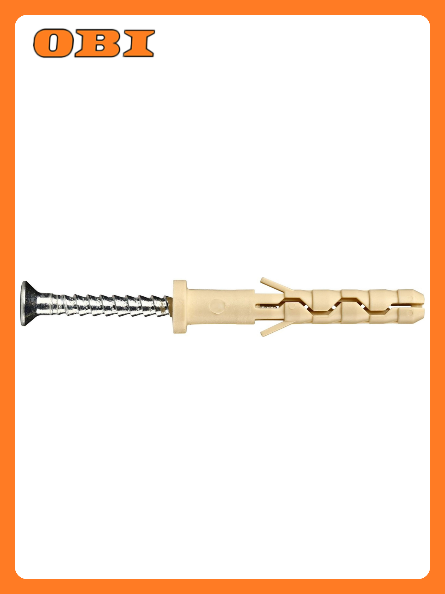 Дюбель-гвоздь с цилиндрической манжетой европартнер PDG LK 6x40 мм 40 шт