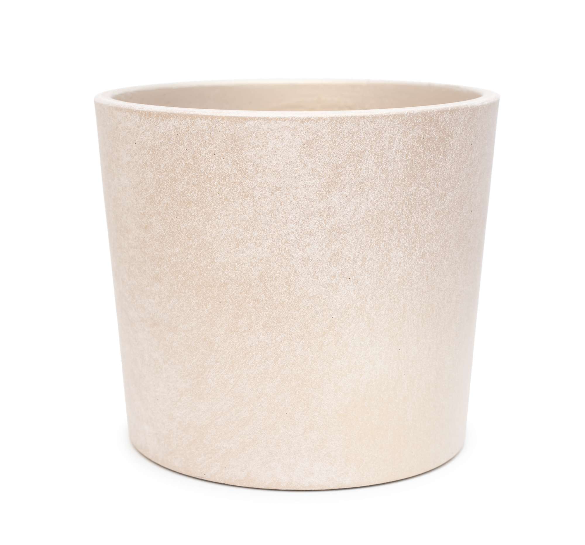 Кашпо бетонное Аура бежевый кедр №1