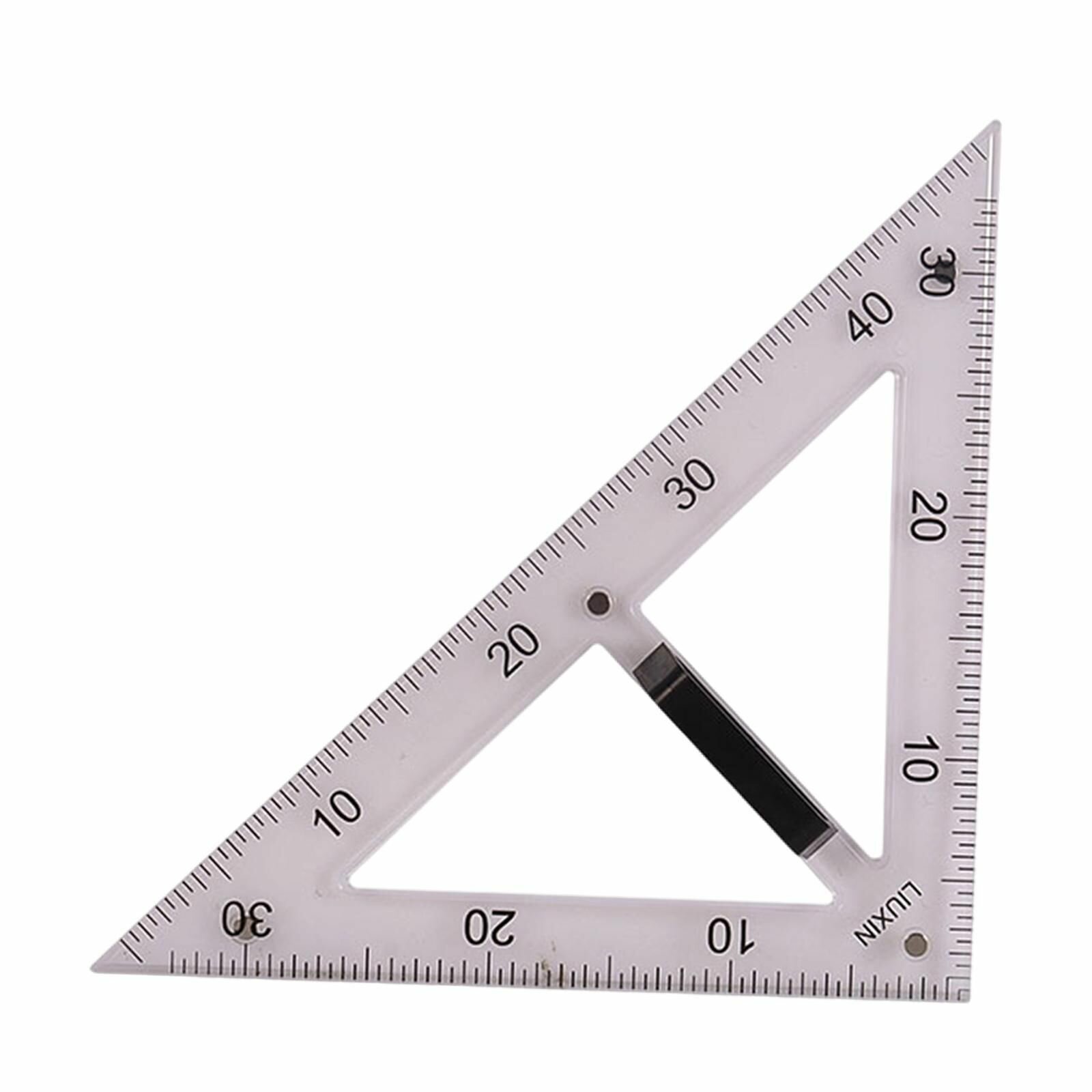 Большая геометрическая линейка для преподавания, 45 градусов, для доски, учителя, черной доски, с четкой шкалой