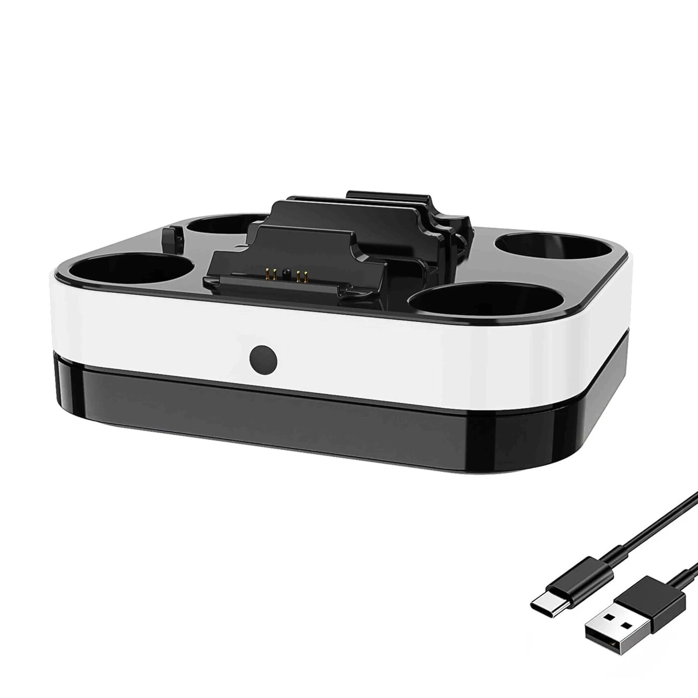 Зарядная станция контроллера, совместимая с контроллером PS5 и Edge, док-станция для быстрой зарядки с кабелем для контроллера PS5/EDGE