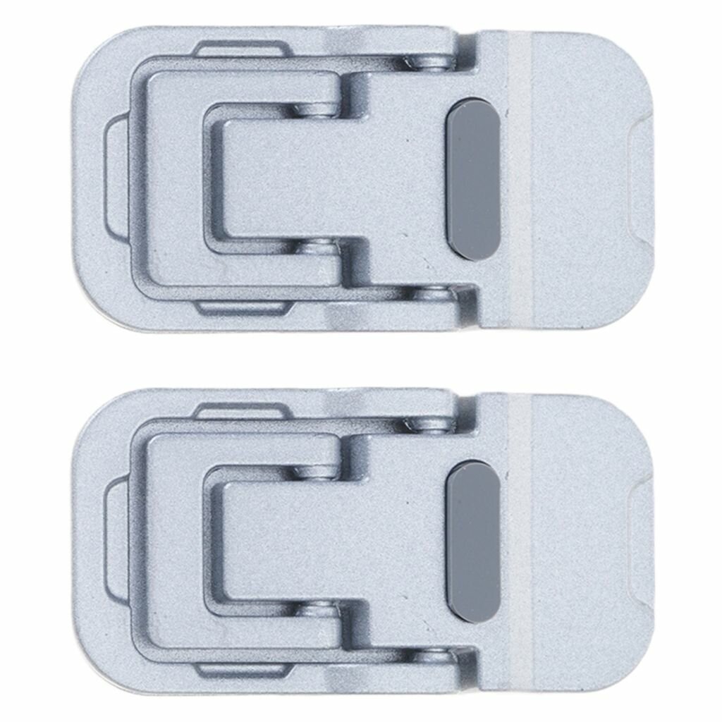 Портативный мини-кронштейн для охлаждения ноутбука / клавиатуры из алюминиевого сплава с двойной передачей регулируется-серебристый