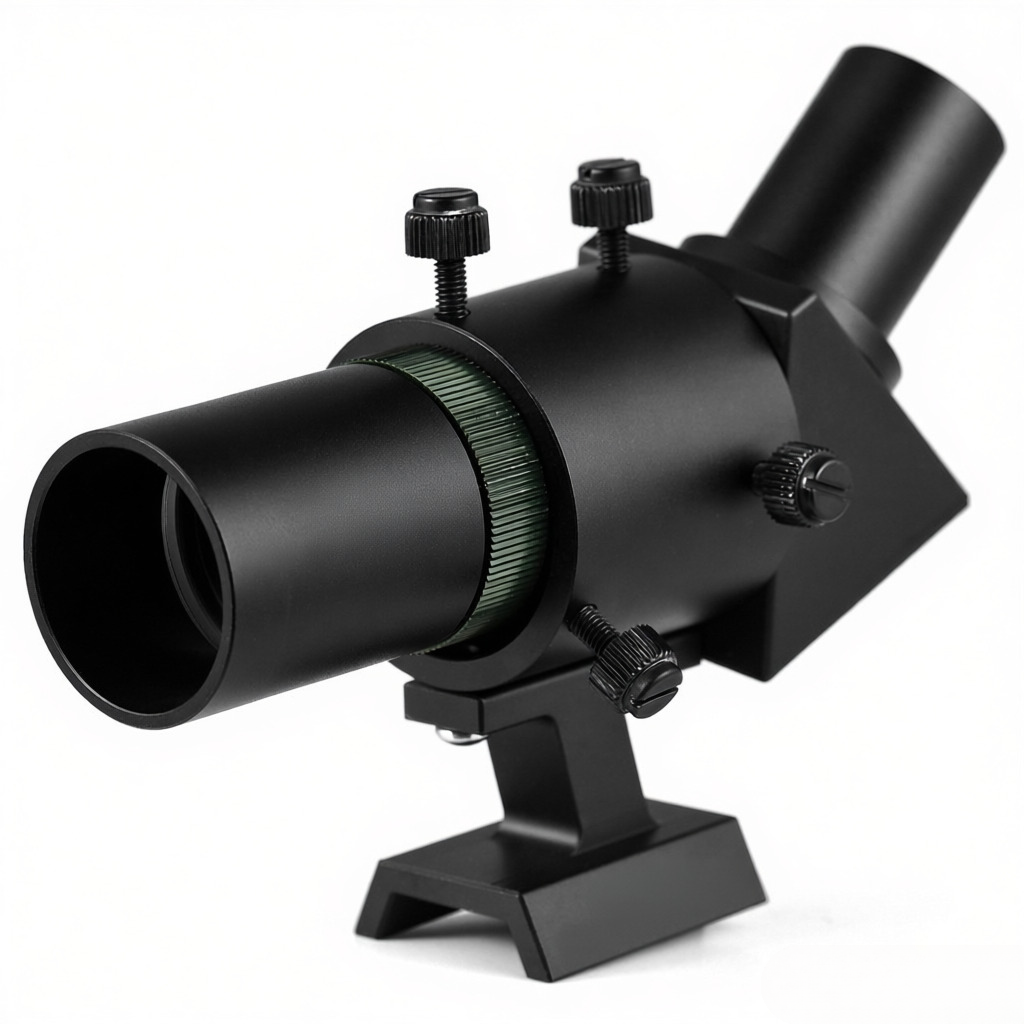 Star Finder 6*30mm 45 Degree Erect Image Crosshair Alloy Astronomical Accessories Travel Bird Watching Magnification 6x Objective Diameter 30mm Optics 45-degree erect prism Film System FMC Size 15.5*8.5*9.7cm 6.1*3.3*3.8in Weight 255g 0.6lbs Package list