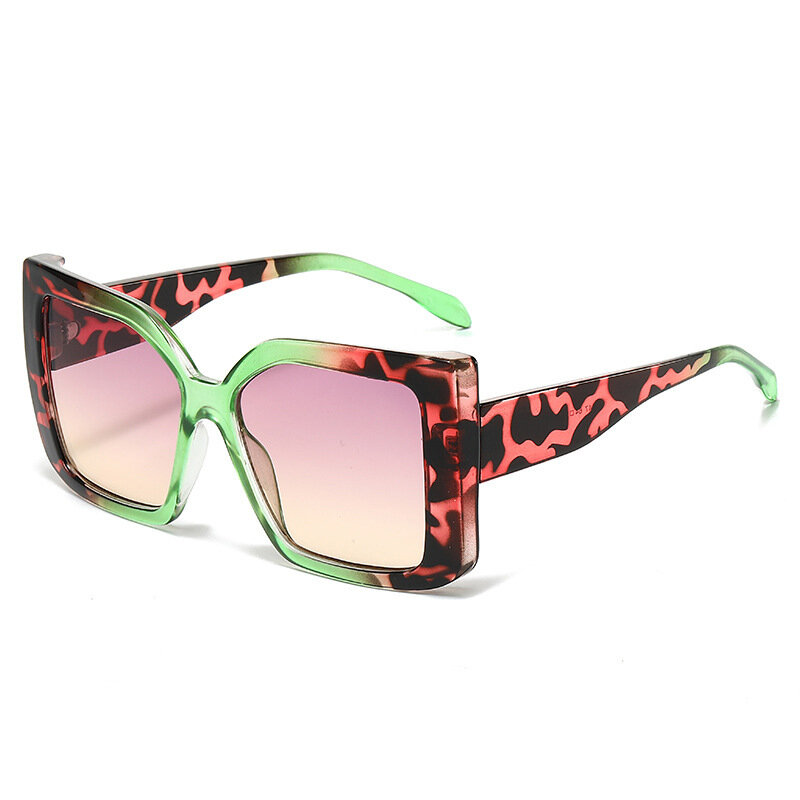 Квадратный круглый JYL Очки солнца УФ Квадрат Крупная Контраст Стиль/5647