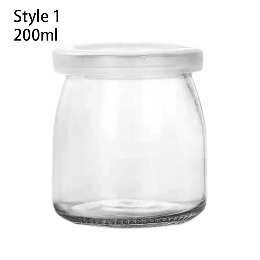 Стеклянная банка для хранения 100/150/200 мл Style 1 - 200ml