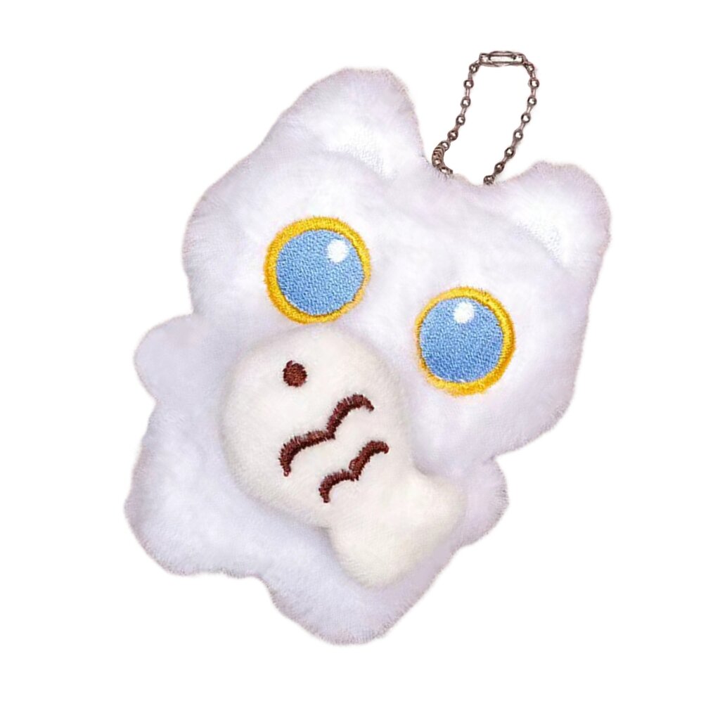 Black Kitten Bells Charm Keyring Plush Toy Bags Christmas Tree Hanging Accessory