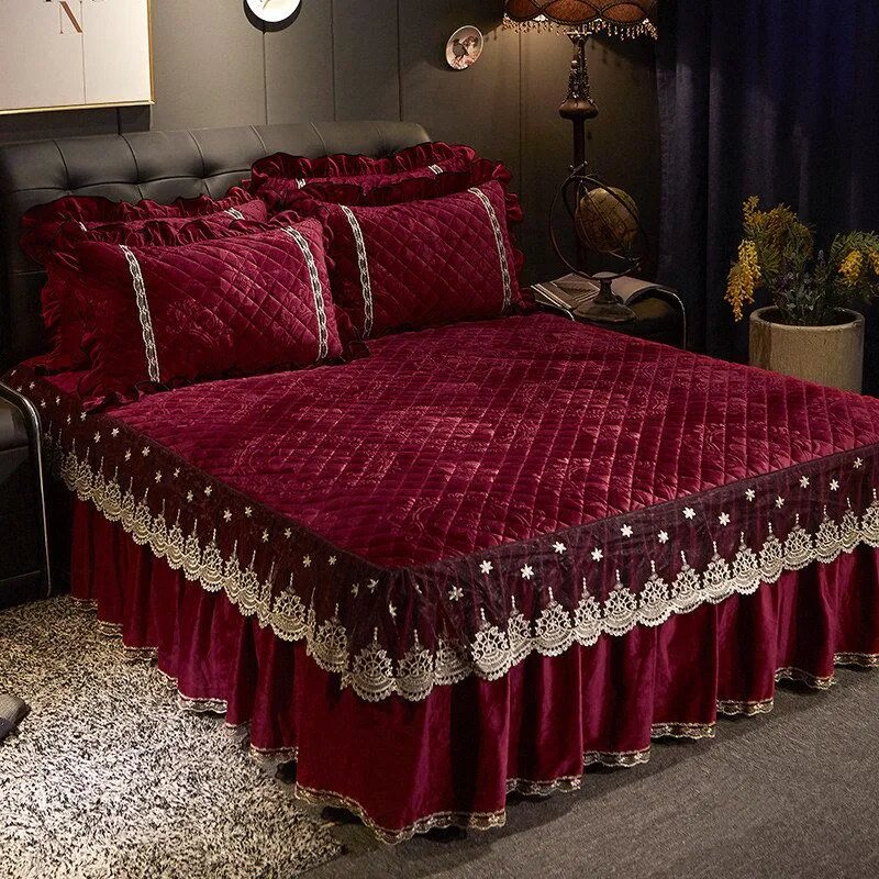 AiWinsure Покрывало European velvet bedspreads, Бархат с размерами: 200 см х 150 см