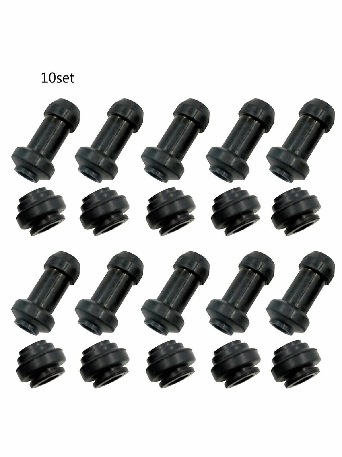Демпфер для снегохода,10 комплектов амортизирующих резиновых втулок для нижних тормозных насосов электромобилей мотоциклов