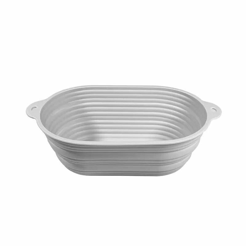 Набор силиконовых корзин для расстойки хлеба серый