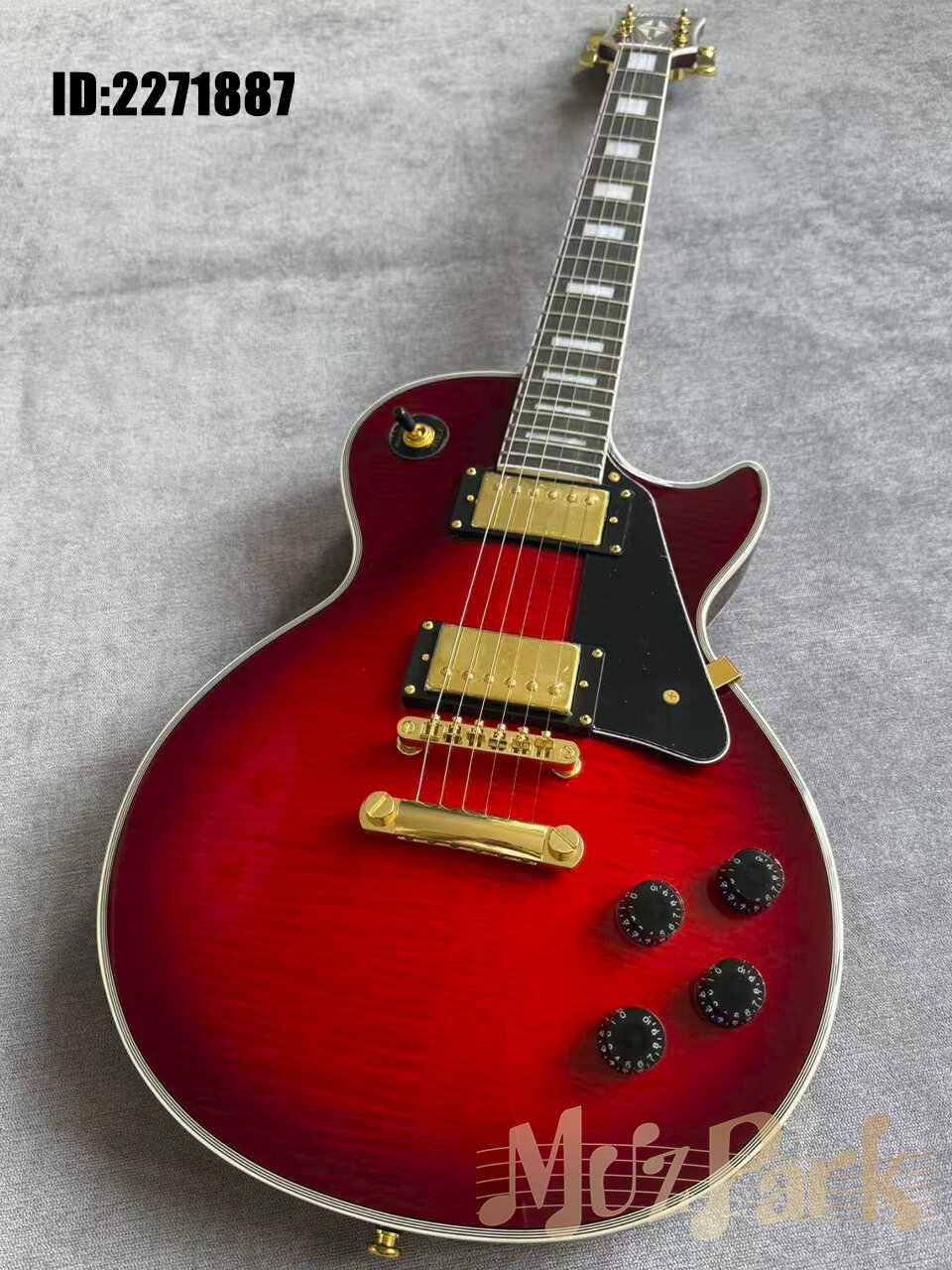 Электрогитара Les Paul Custom Электрическая гитара (гитара для начинающих) 6-струнная, корпус Махагони 39"