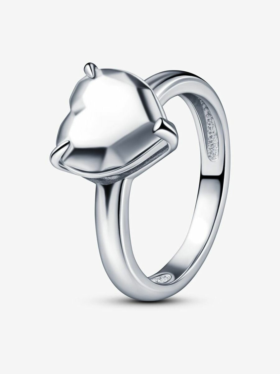 Кольцо, серебро, 925 проба, родирование