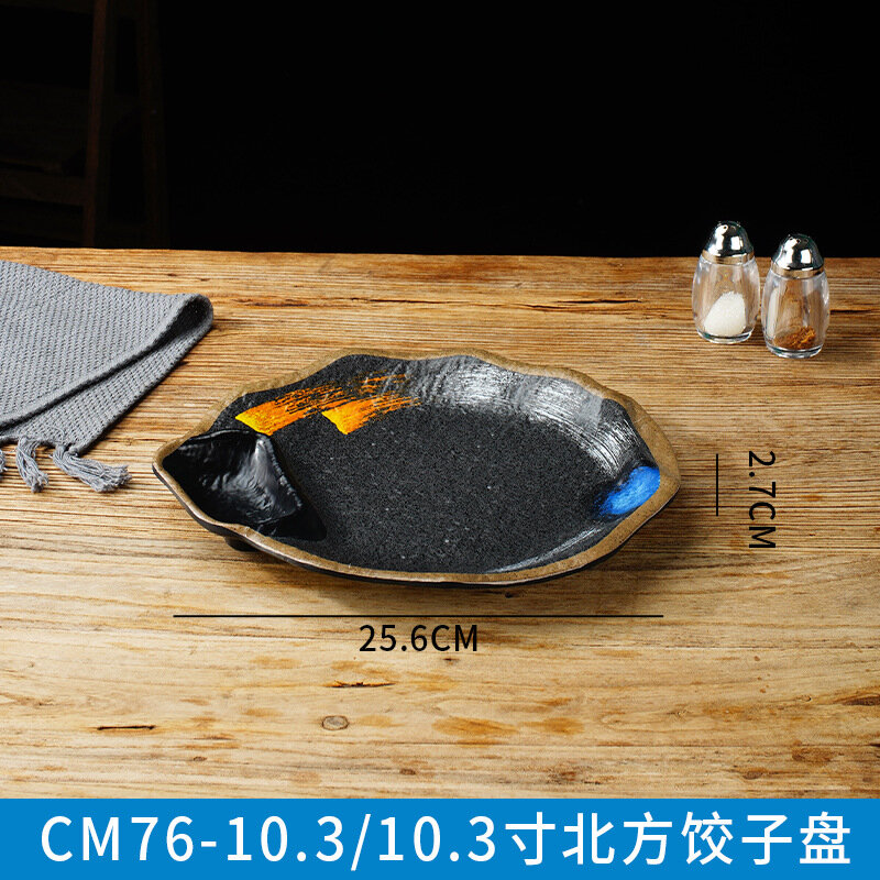 Меламиновая тарелка Суши тарелка Длинная тарелка Прямоугольная тарелка для закусок Тарелка для барбекю Имитация фарфора