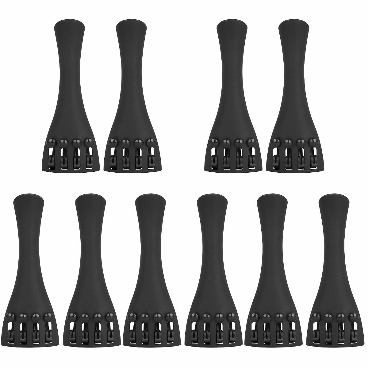 Планка для струн виолончели 4/4 из карбонового волокна с микротюнерами, комплект из 10 штук