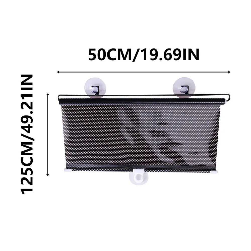 Kokovifyves Козырек солнцезащитный 125 см х 50 см, затемнение: 98%