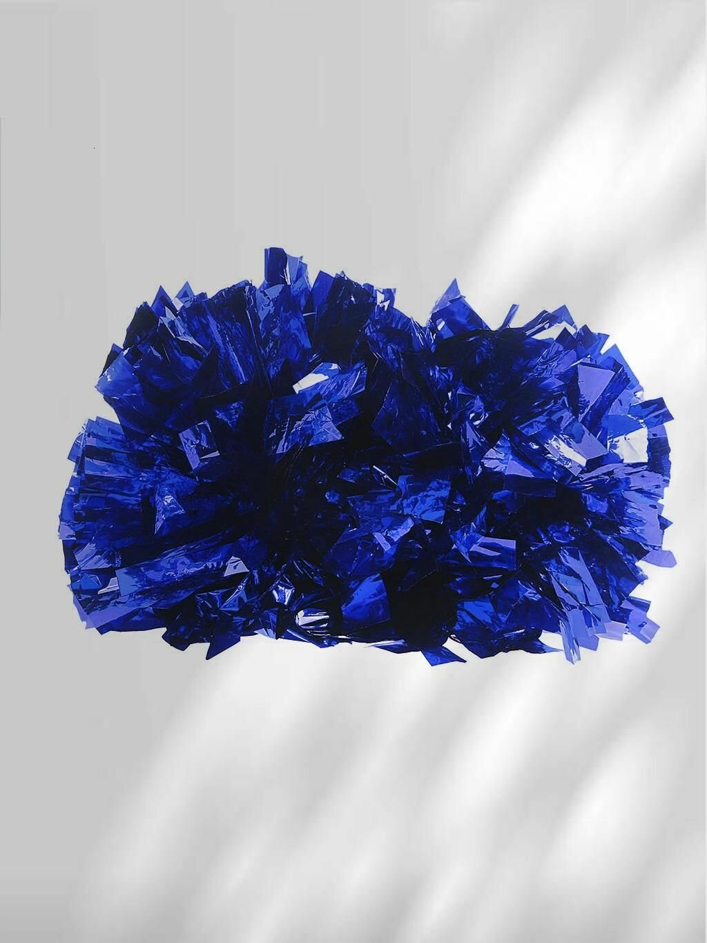 Пластиковые помпоны для черлидинга с кольцами, Синий