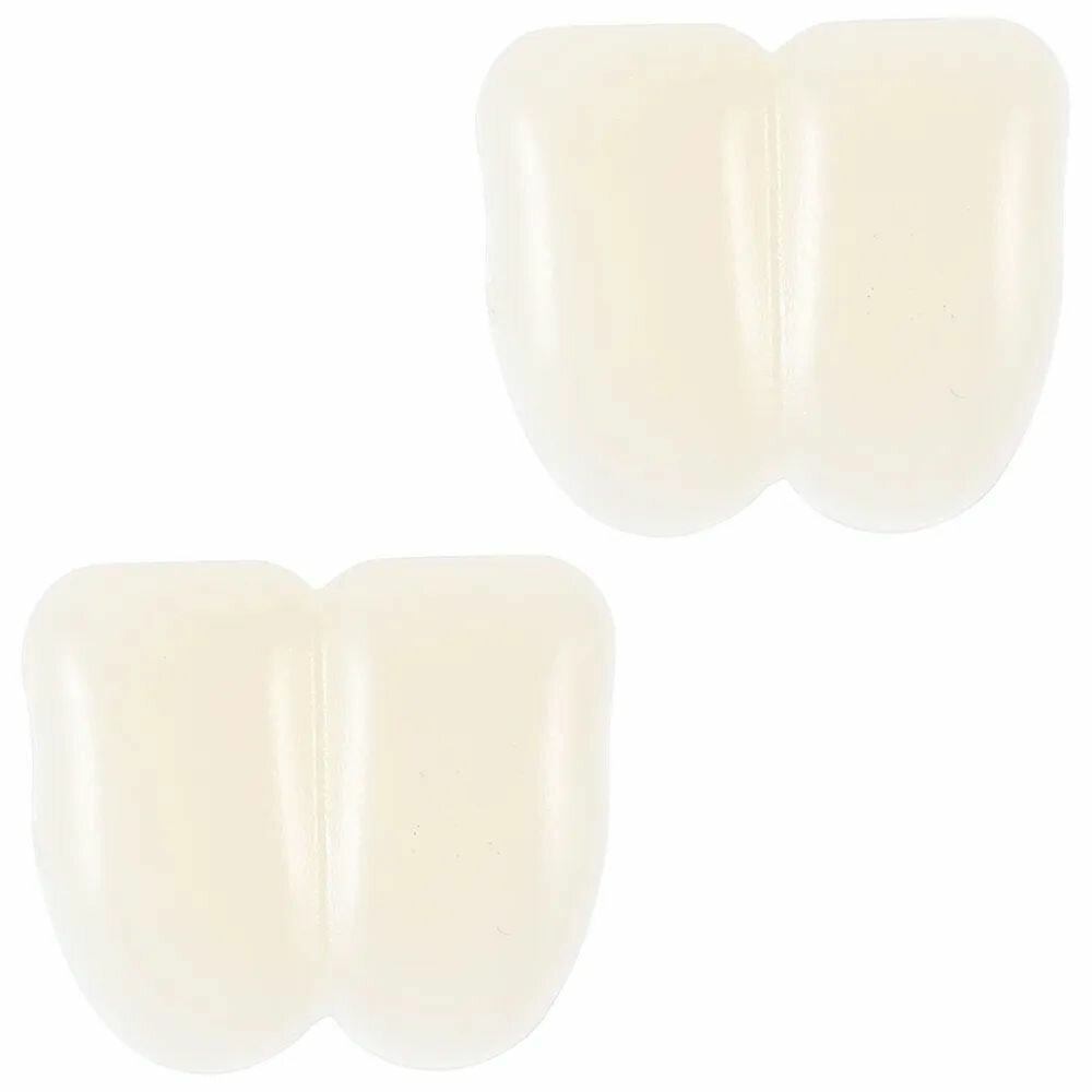 Накладные зубы зайца из белой смолы для косплея и праздничных образов, 2 шт