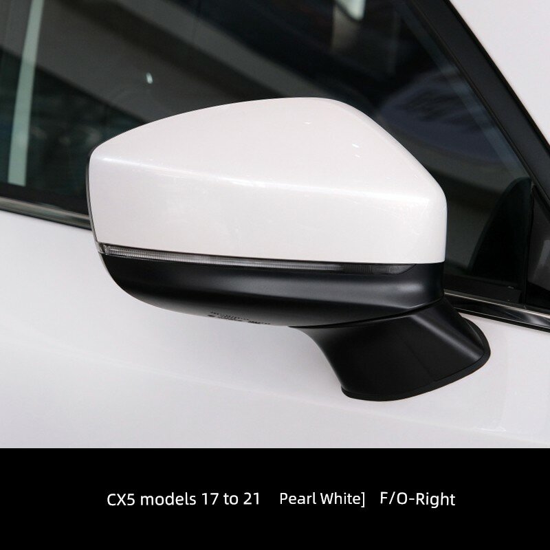 Наружное зеркало для Mazda CX5 2017-2021 г. в. правая сторона пассажира в цвете Pearl White