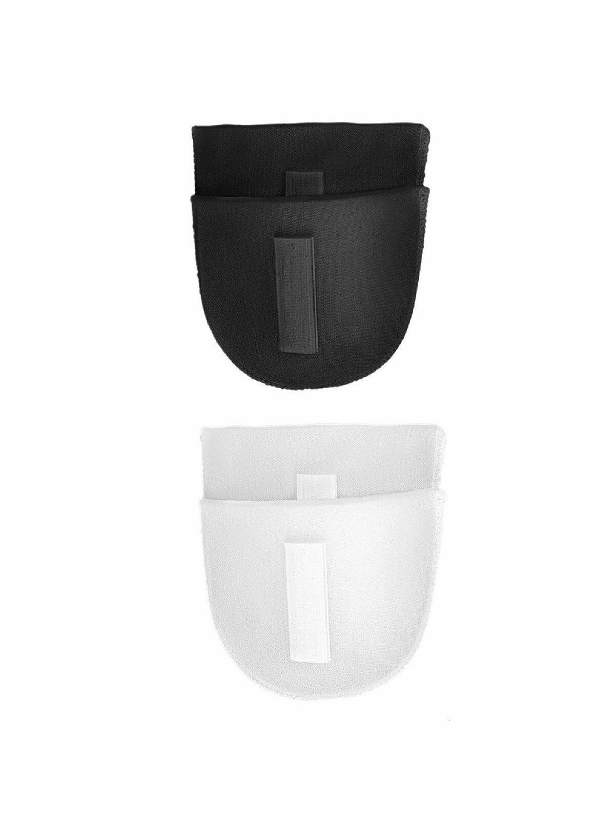 Набор из 2 пар наплечников для костюма, толщина 1 см, Черно-белый