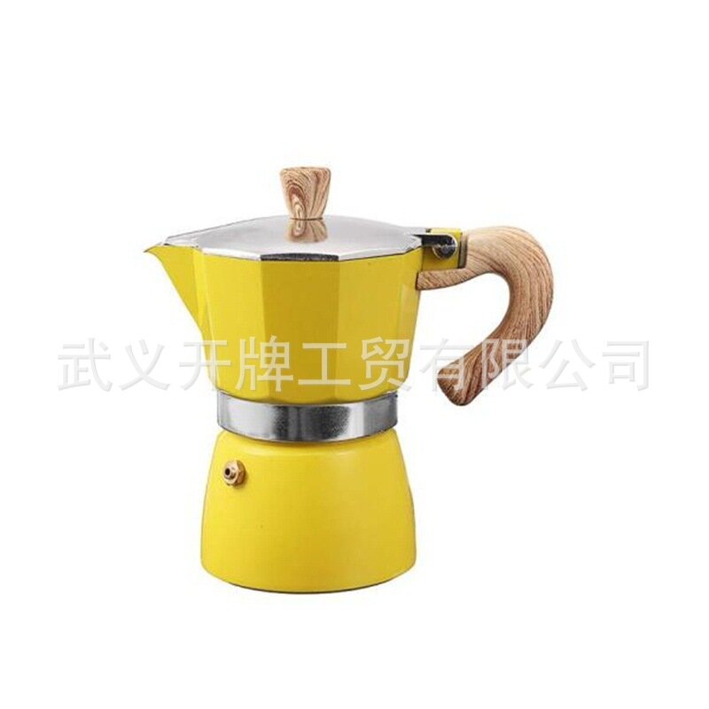 Набор кофейников турецкий алюминиевый восьмиугольный кофейник итальянский кофейник мока европейский стиль оборудование для заваривания кофе